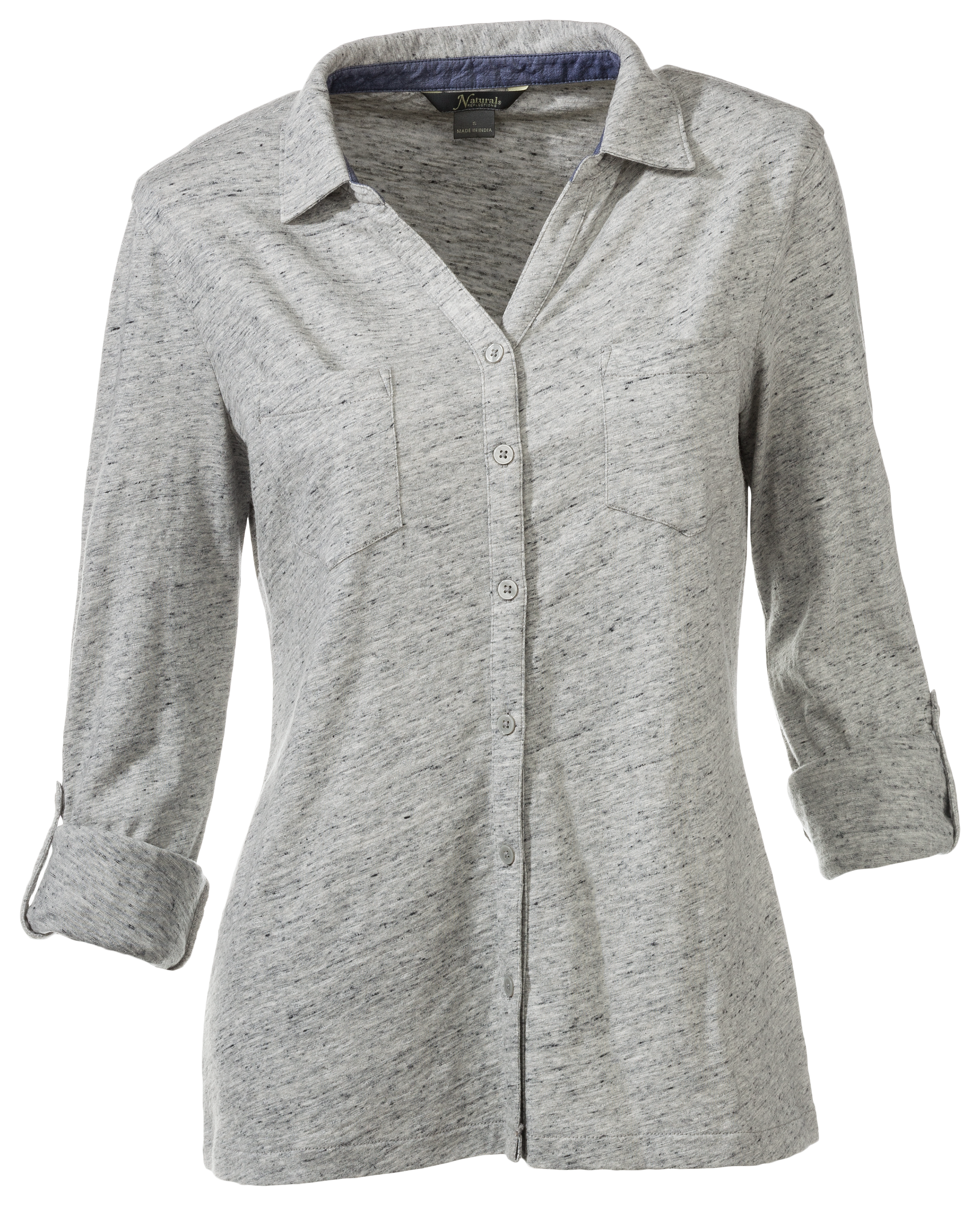 Natural Reflections Knit Button-Down Shirt for Ladies | Bass Pro Shops
